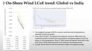 Wind Energy Price Dynamics India vis-a-vis Global | PPTX