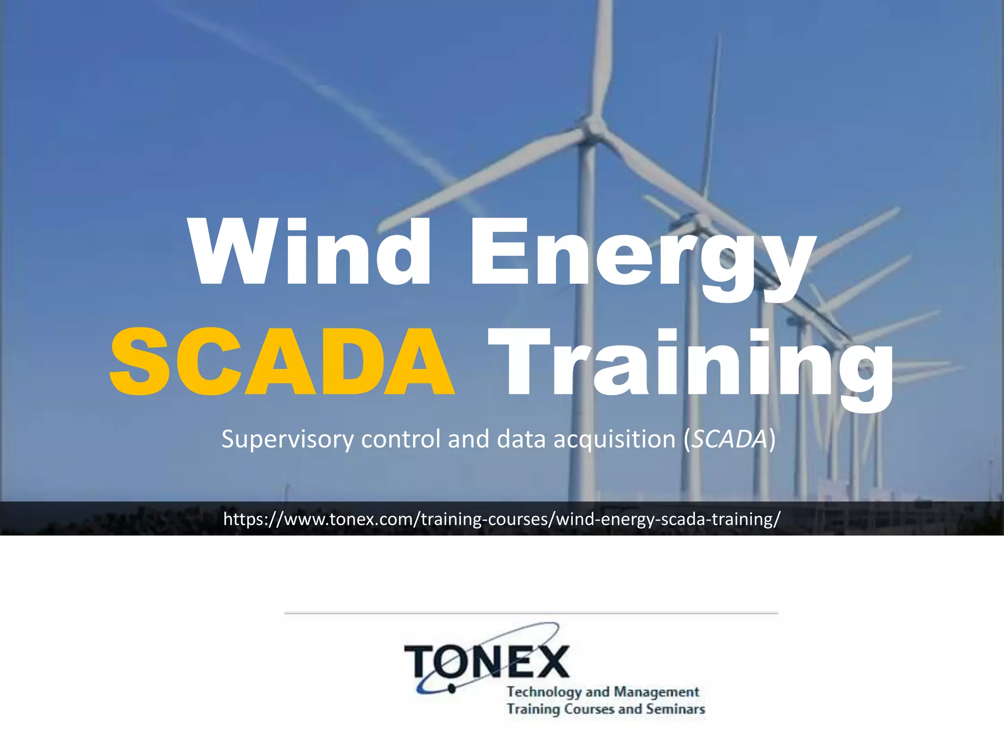 Wind Energy SCADA Training | PPTX