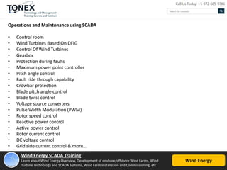Wind Energy SCADA Training | PPTX