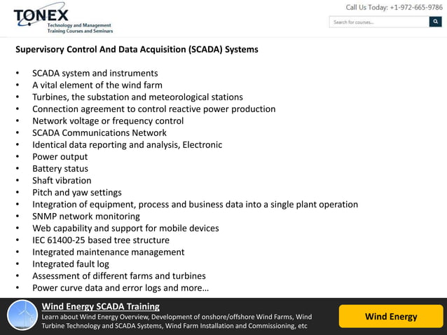 Wind Energy SCADA Training | PPTX | Power and Energy Industry | Industries