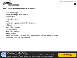 Wind Energy SCADA Training | PPTX
