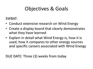 Wind energy slidecast | PPT