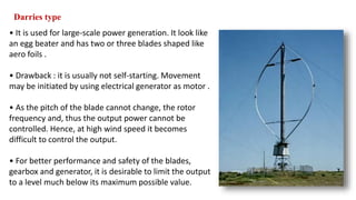 Wind energy system | PPTX