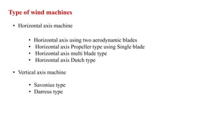 Wind energy system | PPTX