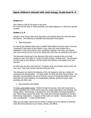 Wind energy teachers guide | PDF | Power and Energy Industry | Industries