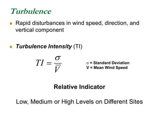 Wind Energy Technology & Application of Remote Sensing | PPT