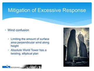 Design of Wind Generated Structural Response of a Tall Building ...
