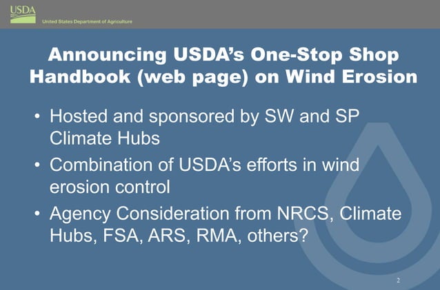 Wind erosion handbook | PPT