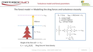 Modelling wind flow in forested area - study by Meteodyn and Iberdrola ...