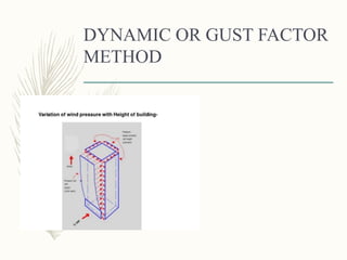 Wind excitation control in skyscraper static and dynamic study | PPT