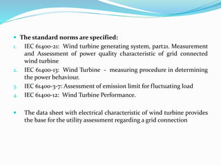 Wind farm grid issues | PPTX