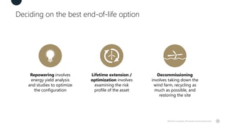 Wind farm re-powering, life extension and decommissioning | PPTX