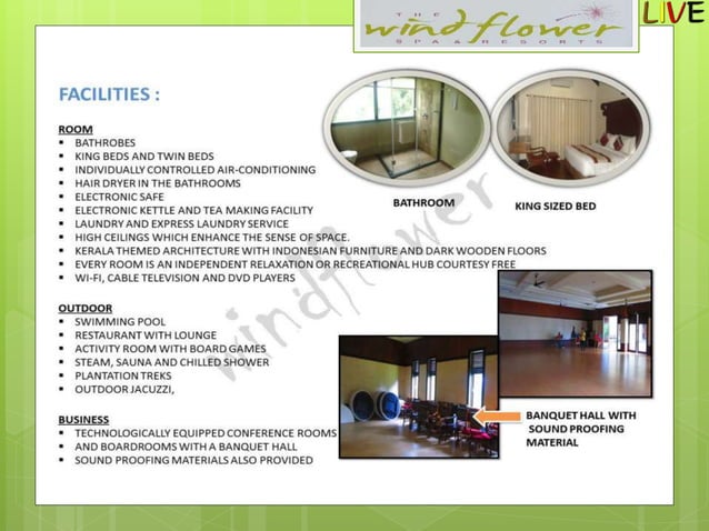 resort casestudy | PPTX | Hotels and Motels | Travel Type