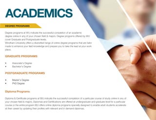 Windham University Brochure | PDF