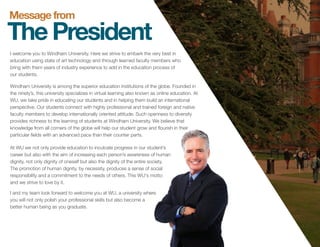 Windham University Brochure | PDF