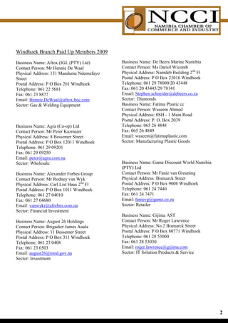 Windhoek members | PDF