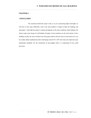 Wind induced motion | PDF