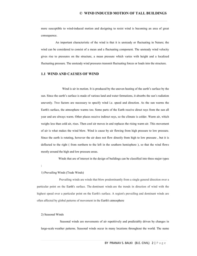Wind induced motion | PDF | Free Download