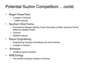 Windindustryin India | PPT | Power and Energy Industry | Industries