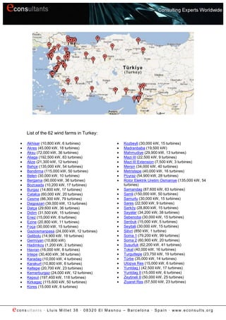 Wind Industry Market In Turkey 2012 | PDF