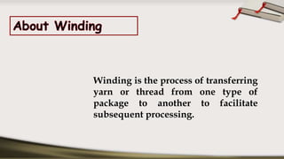 Winding | PPT