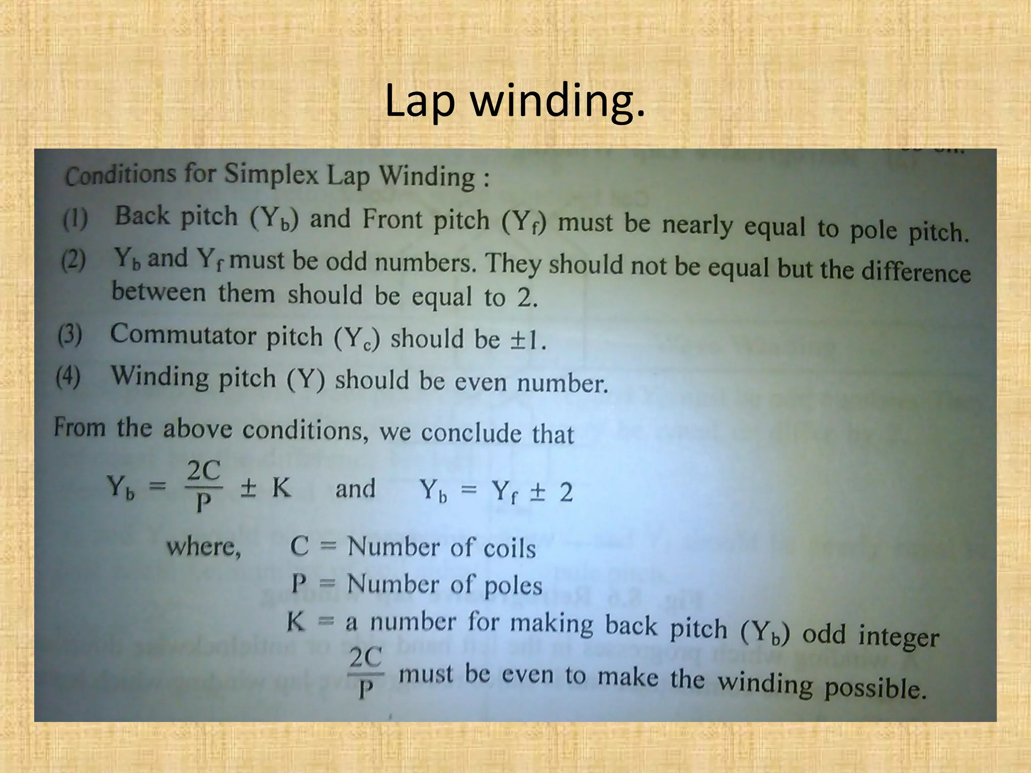 armature Winding | PPT