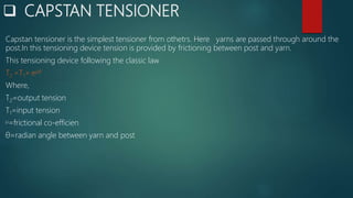 Tensioning Device in Winding by mim | PPTX