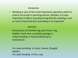 Winding by mim and groupmates | PDF