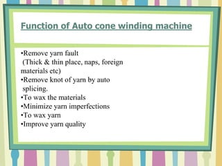 Winding machine | PPTX