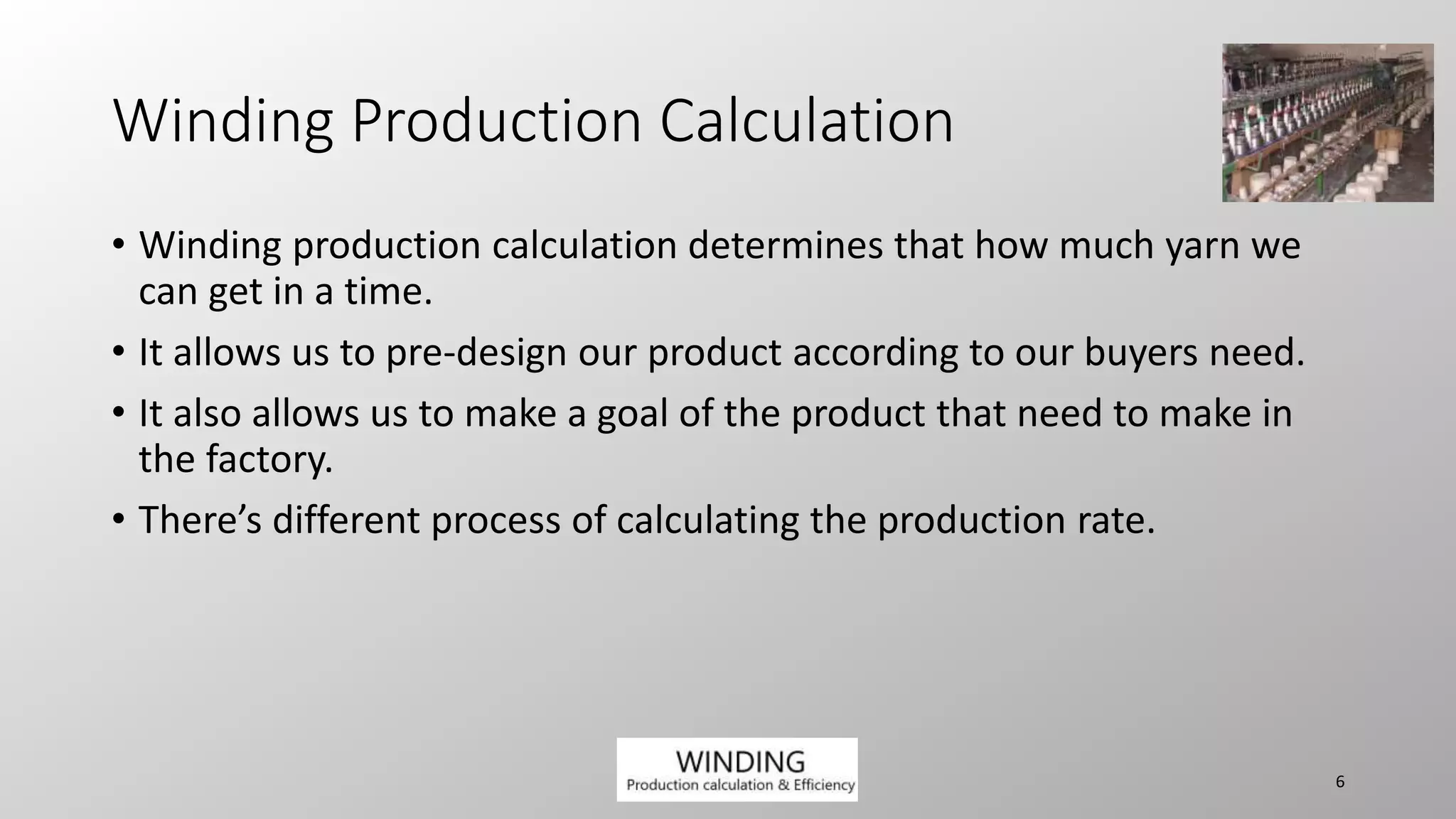 Winding machine | PPTX
