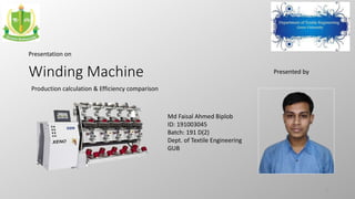 Winding machine | PPTX