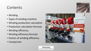 Winding machine | PPTX