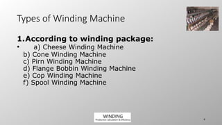Winding machine | PPTX