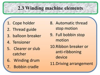 Winding machine 1 | PPTX
