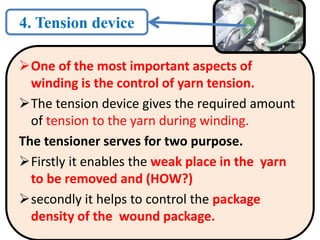 Winding machine 1 | PPTX