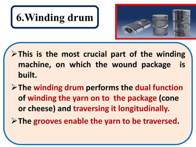 Winding machine 1 | PPTX