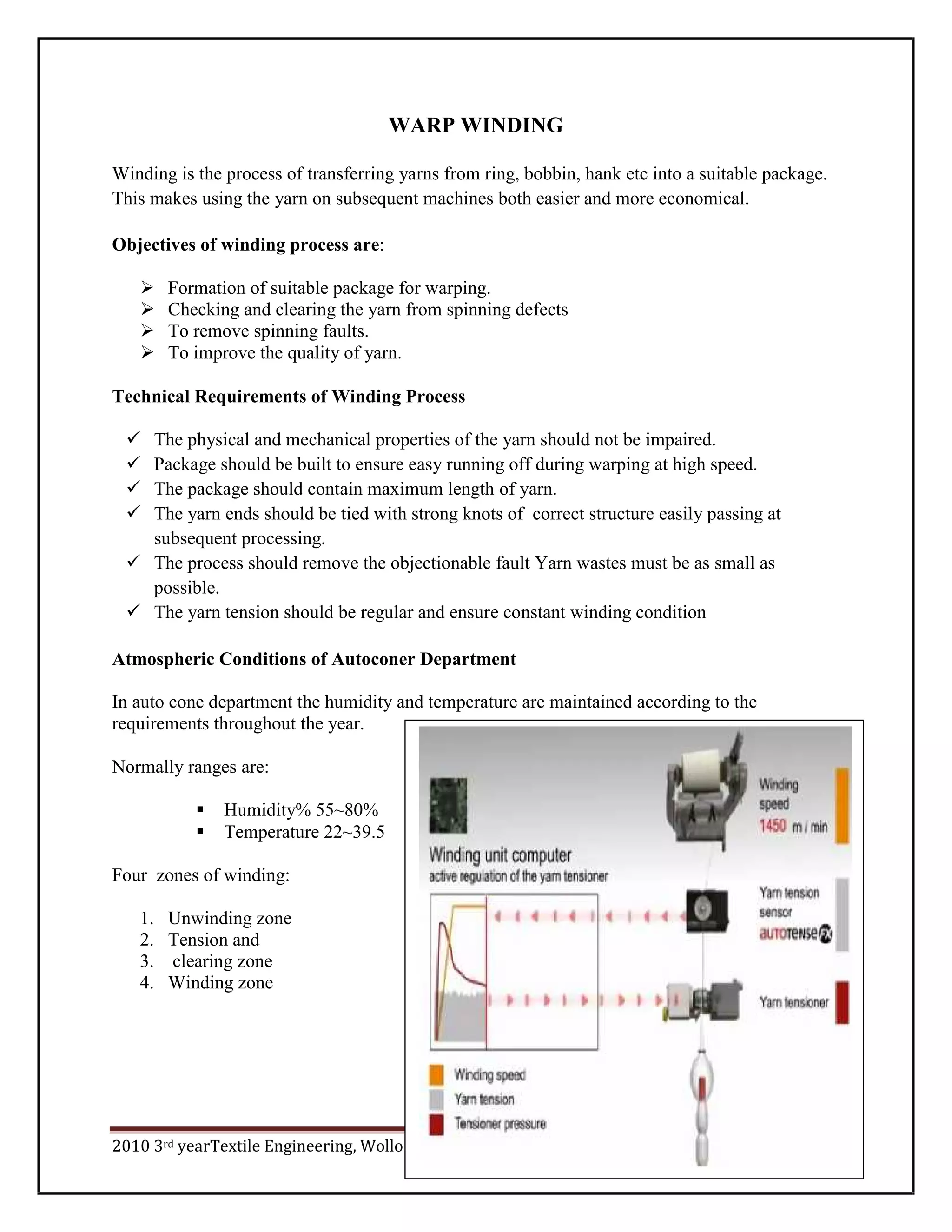 Winding process | PDF | Needlework | Arts and Crafts