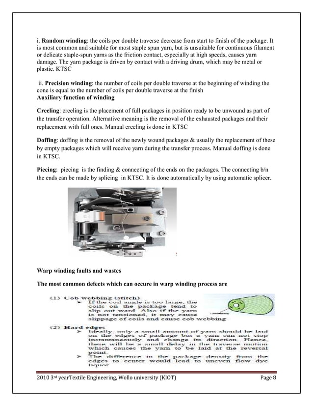 Winding process | PDF | Needlework | Arts and Crafts
