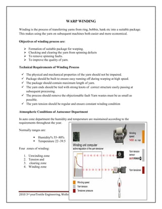Winding process2010 | PDF