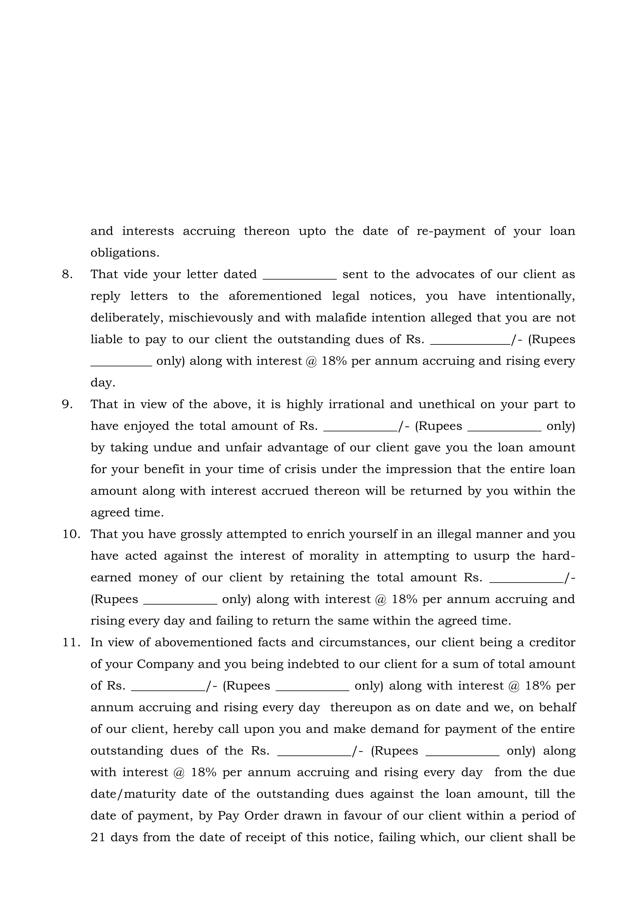 Winding up notice format | PDF