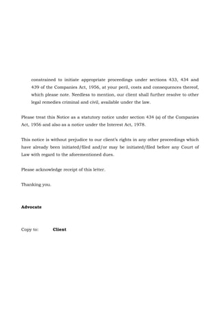 Winding up notice format | PDF