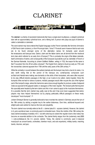 Classical Wind Instruments