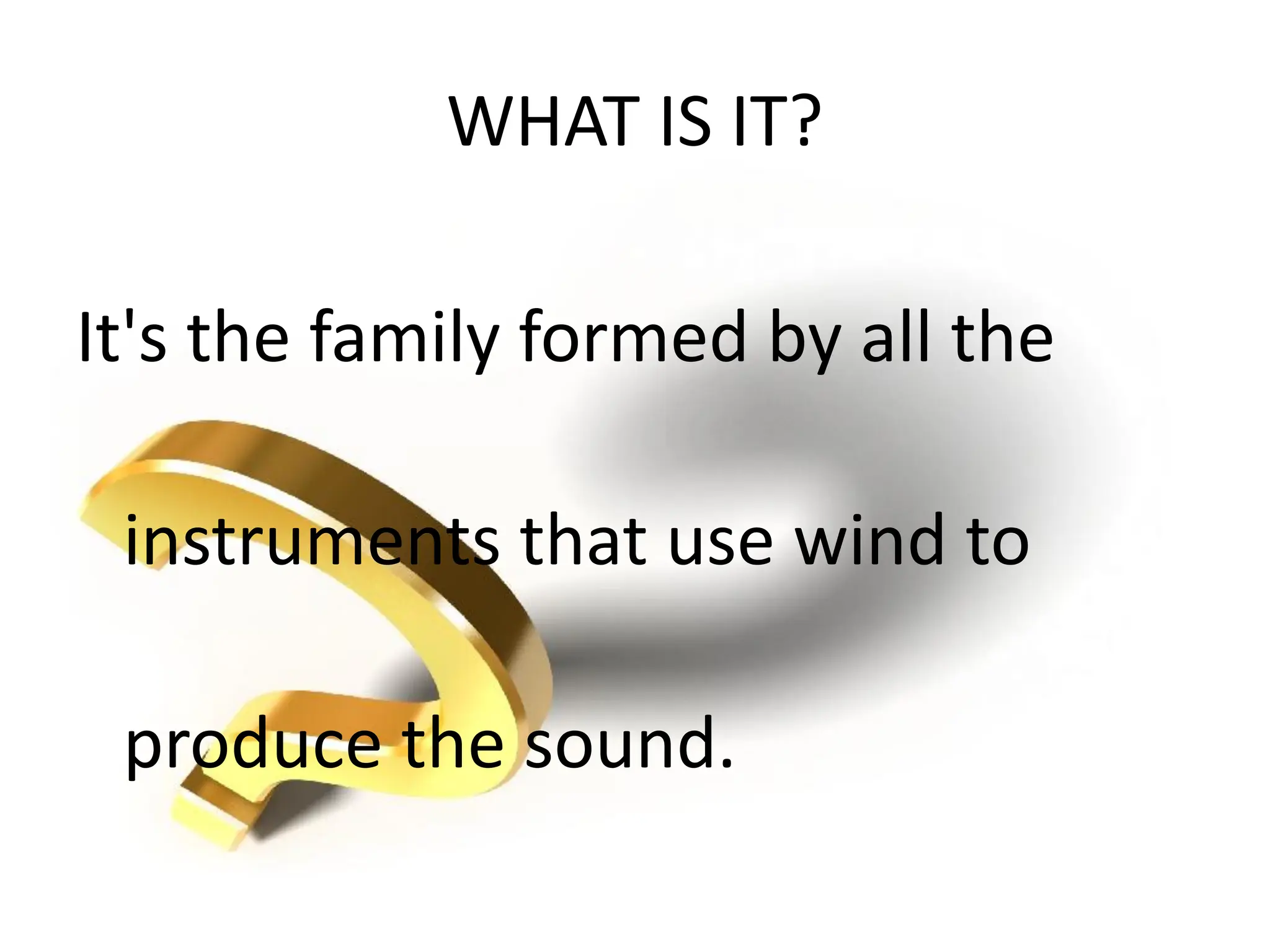 Wind instruments: how to know who is who in this family | PPT