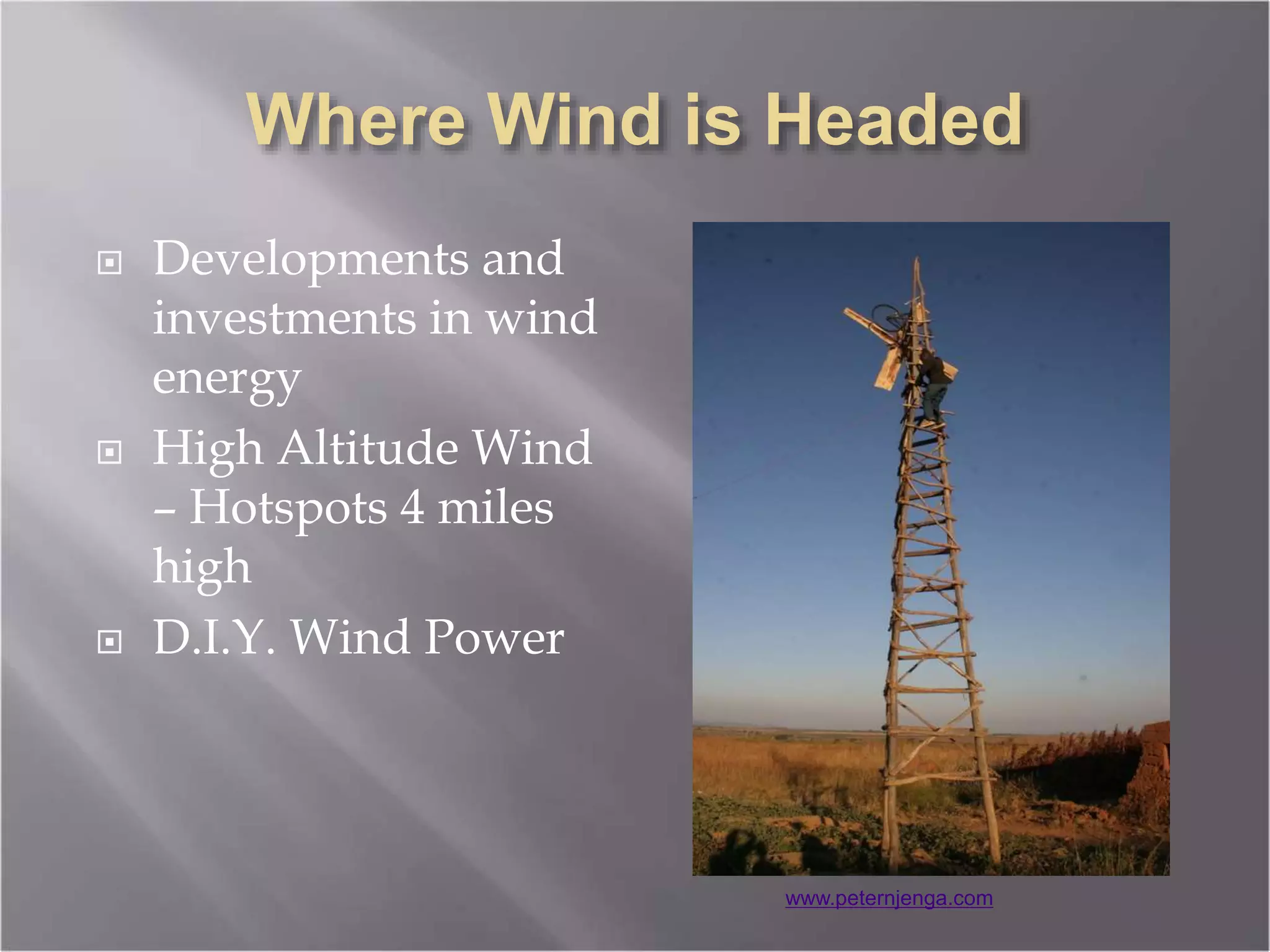 Wind energy ppt | PPT