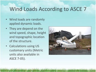 Wind loads calculation | PPTX