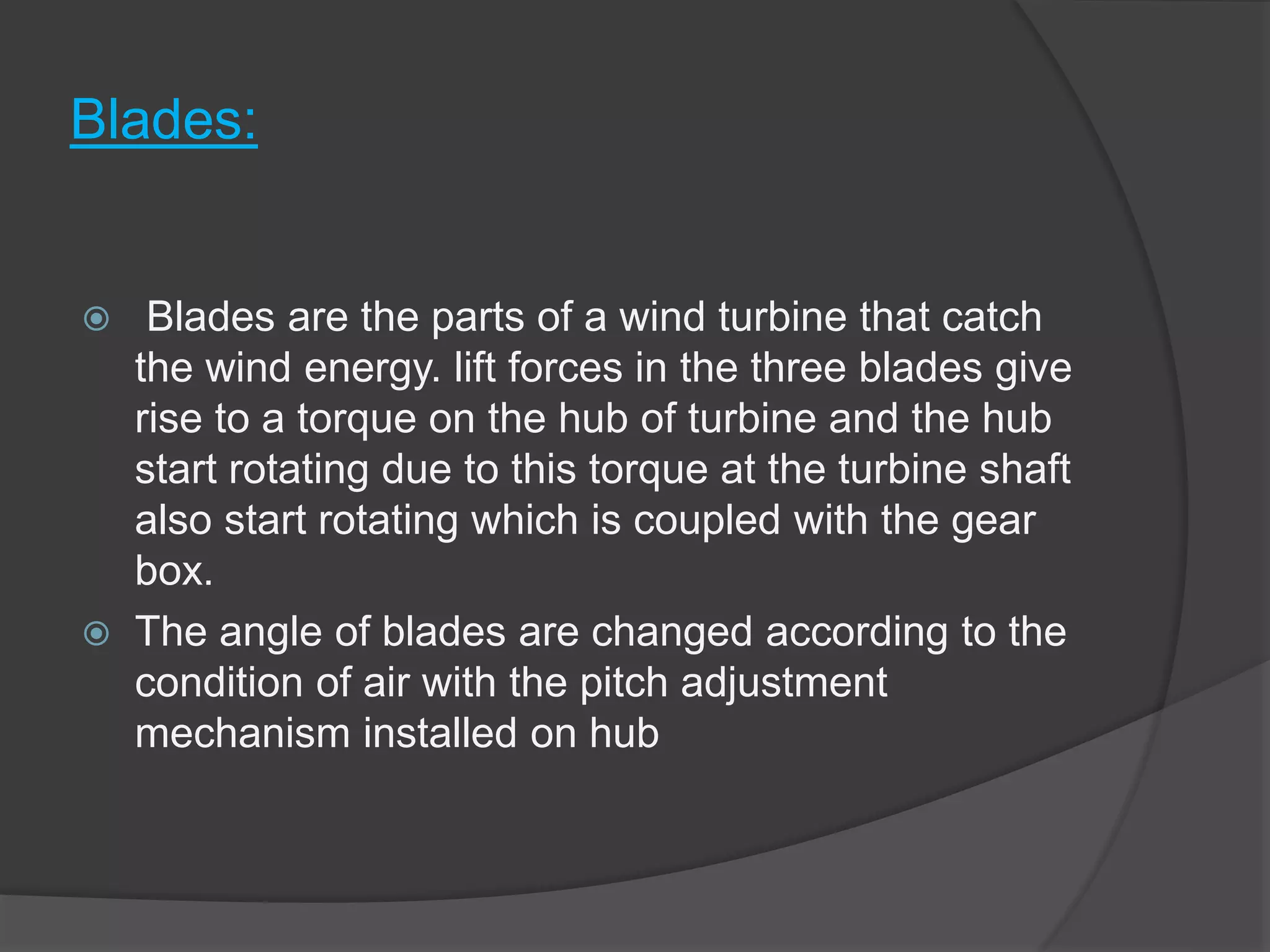 Windmill its parts and types | PPTX
