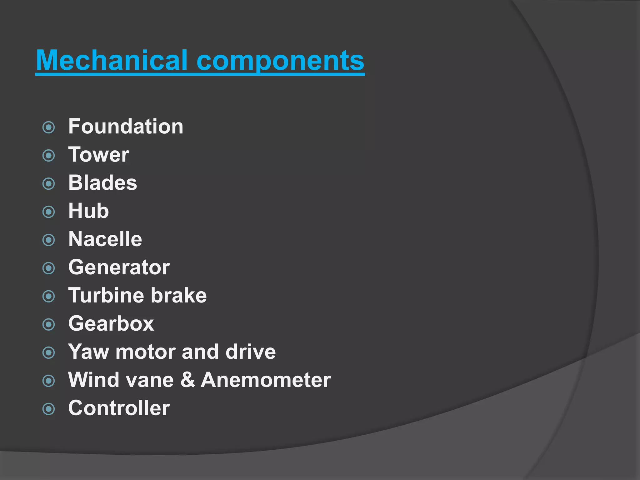 Windmill its parts and types | PPTX