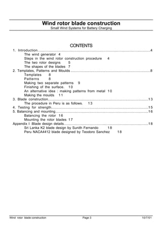 Windmill wind rotor blade construction | PDF