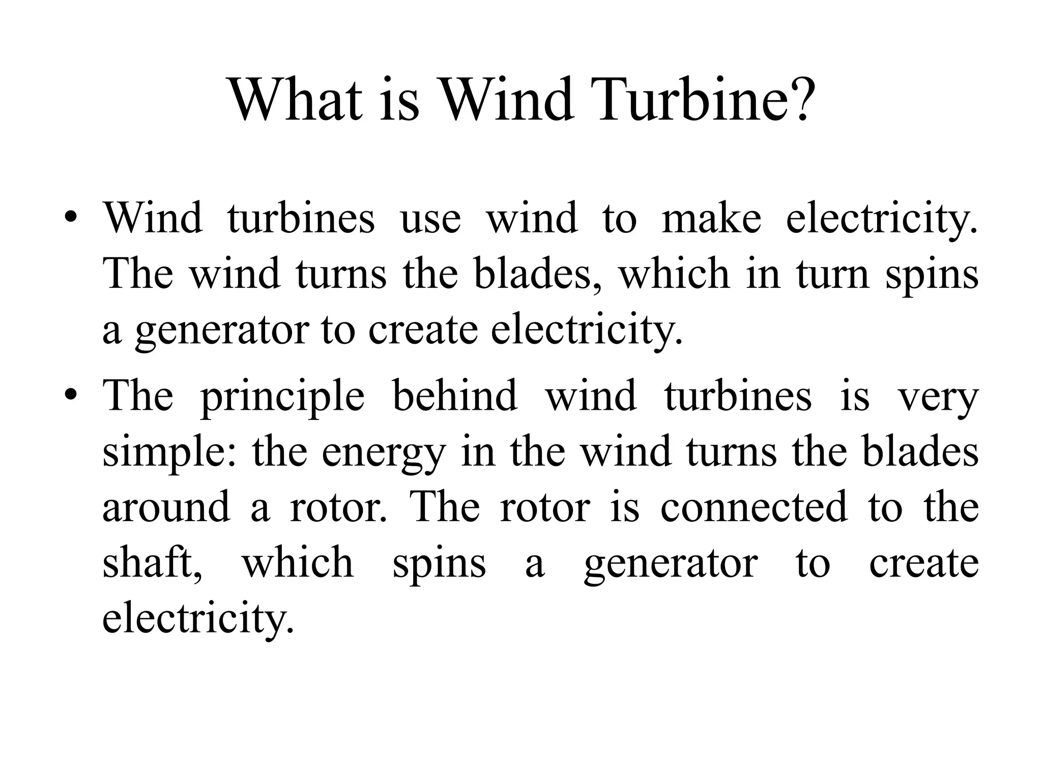 Windmill construction and its working principles | PPTX