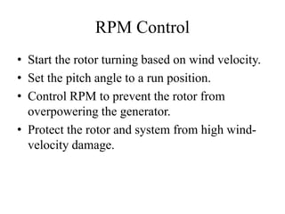 Windmill construction and its working principles | PPTX